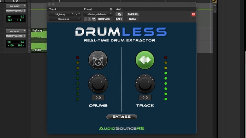 音声分離ツール「VOXLESS」「DRUMLESS」 | AudioSourceREのプラグイン・エフェクト