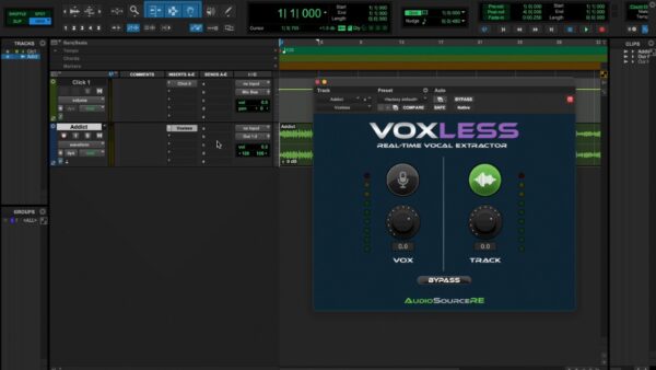 音声分離ツール「VOXLESS」「DRUMLESS」 | AudioSourceREのプラグイン・エフェクト